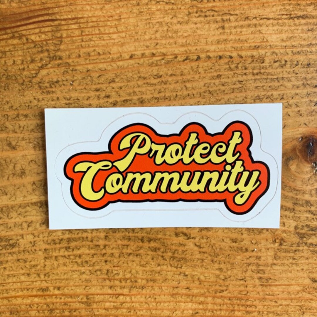 Vinyl protect Community Sticker - Etsy