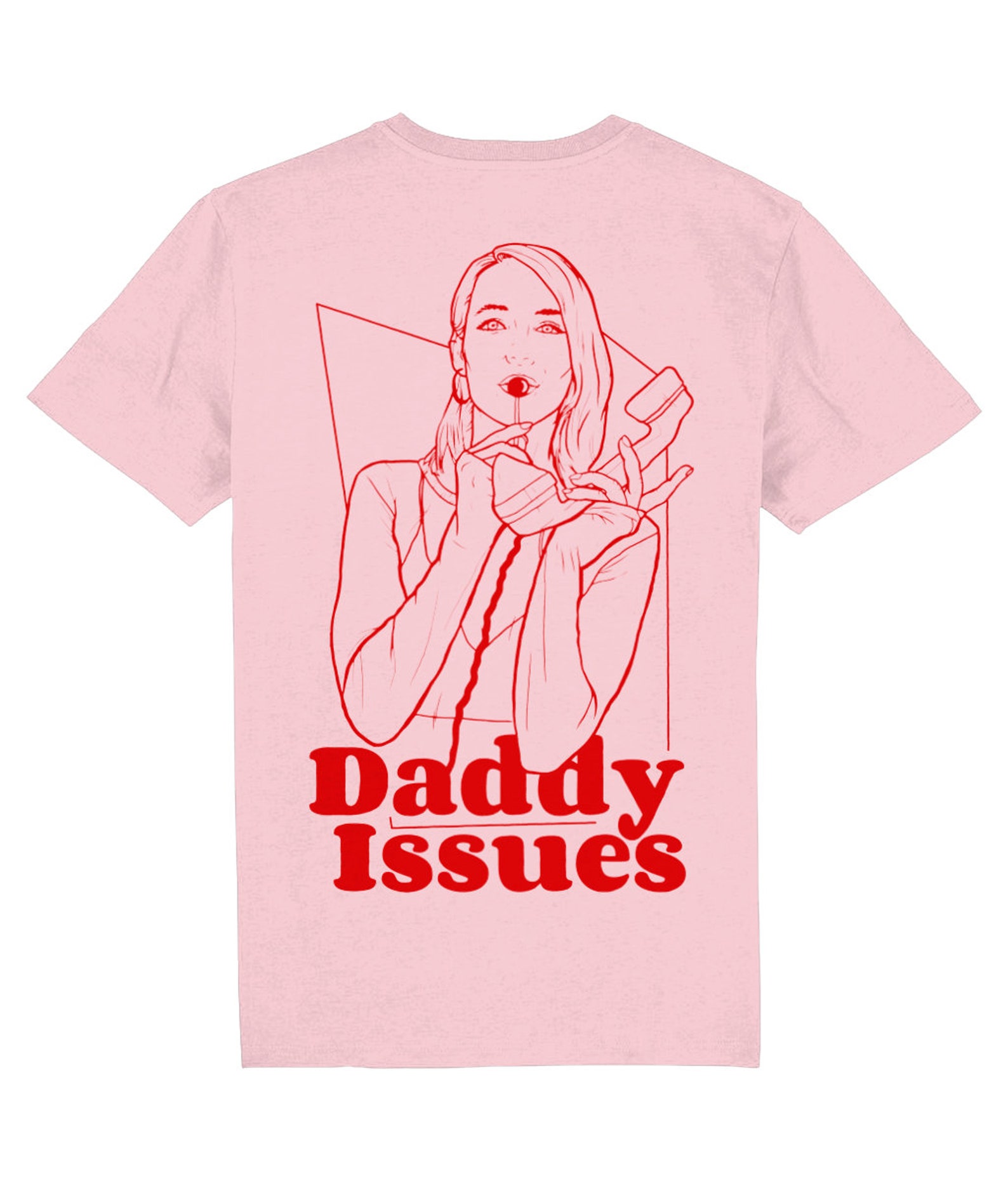 Daddy Issues RED Design Camiseta UNISEX orgánica - Etsy España