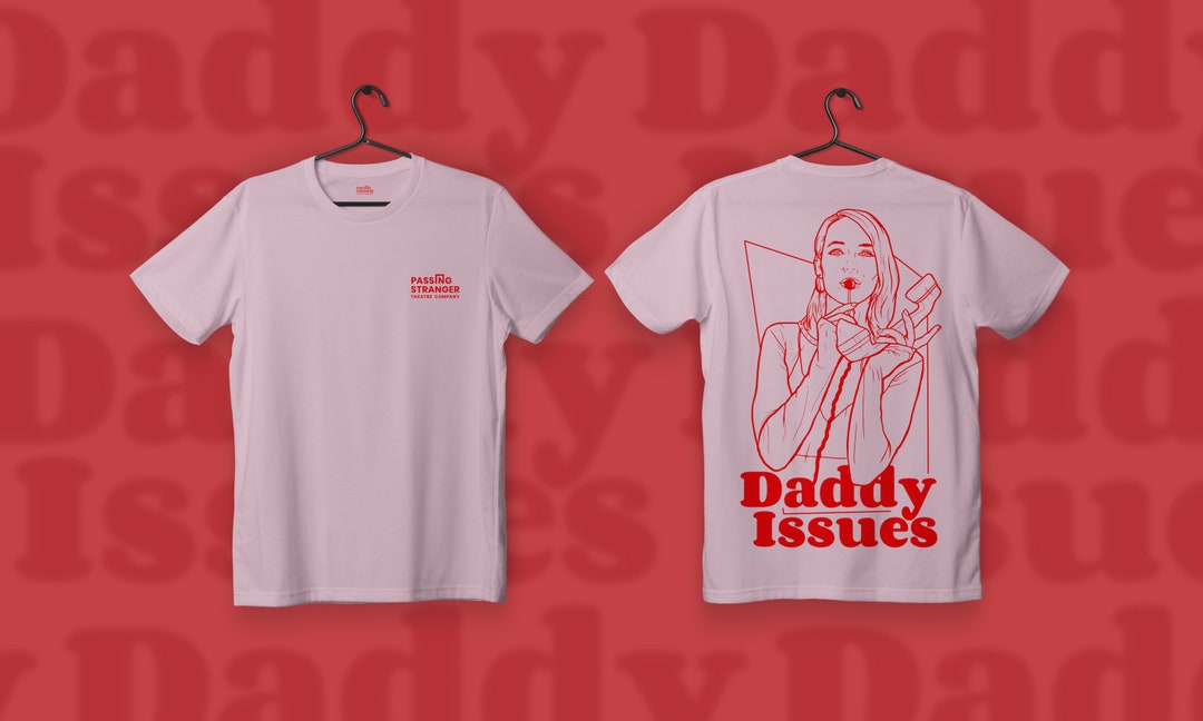Daddy Issues RED Design Camiseta UNISEX orgánica - Etsy España