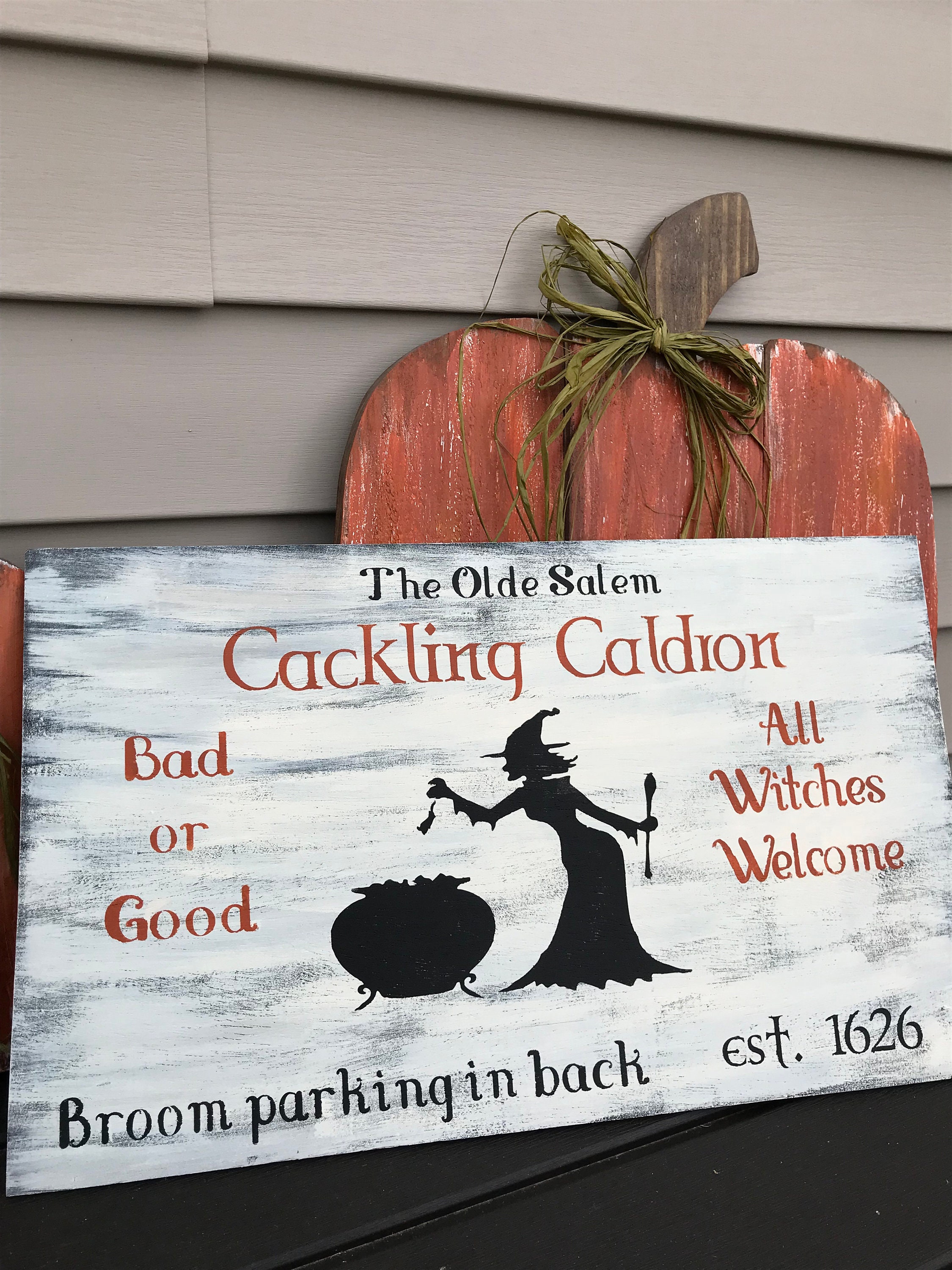 Witch Signs Salem Witch Signs Halloween Signs Salem Signs - Etsy