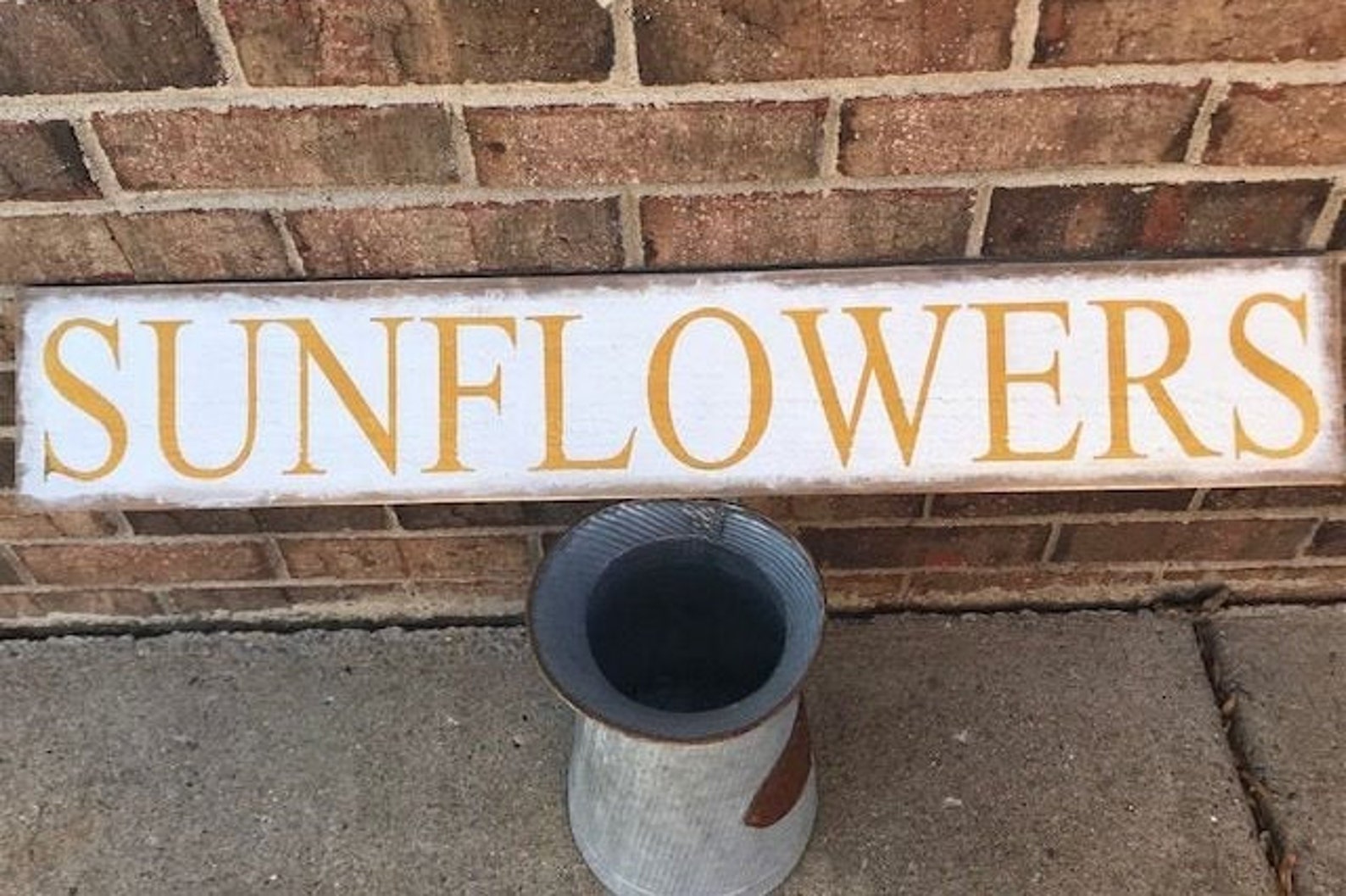 Sunflower Sign Rustic Sunflower Farmhouse Decor Sunflower - Etsy