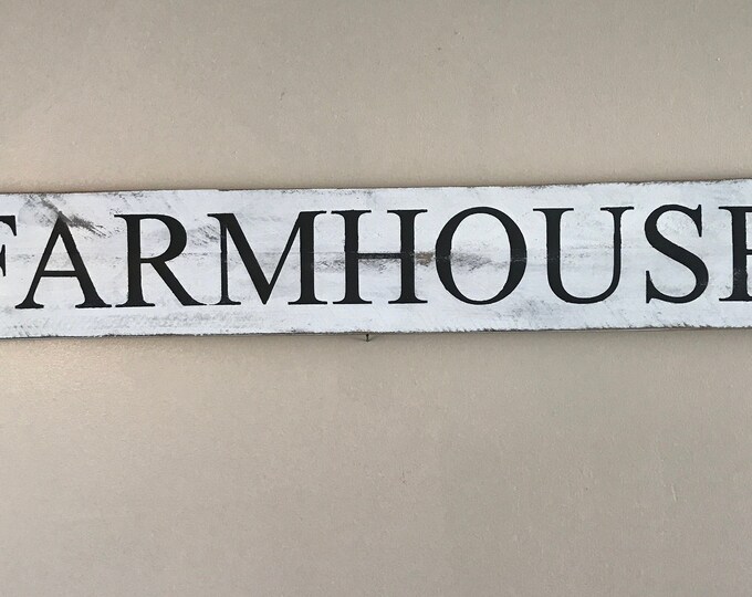 Farmhouse Sign, Rustic Farmhouse Sign, Reclaimed Wood Farmhouse Sign ...