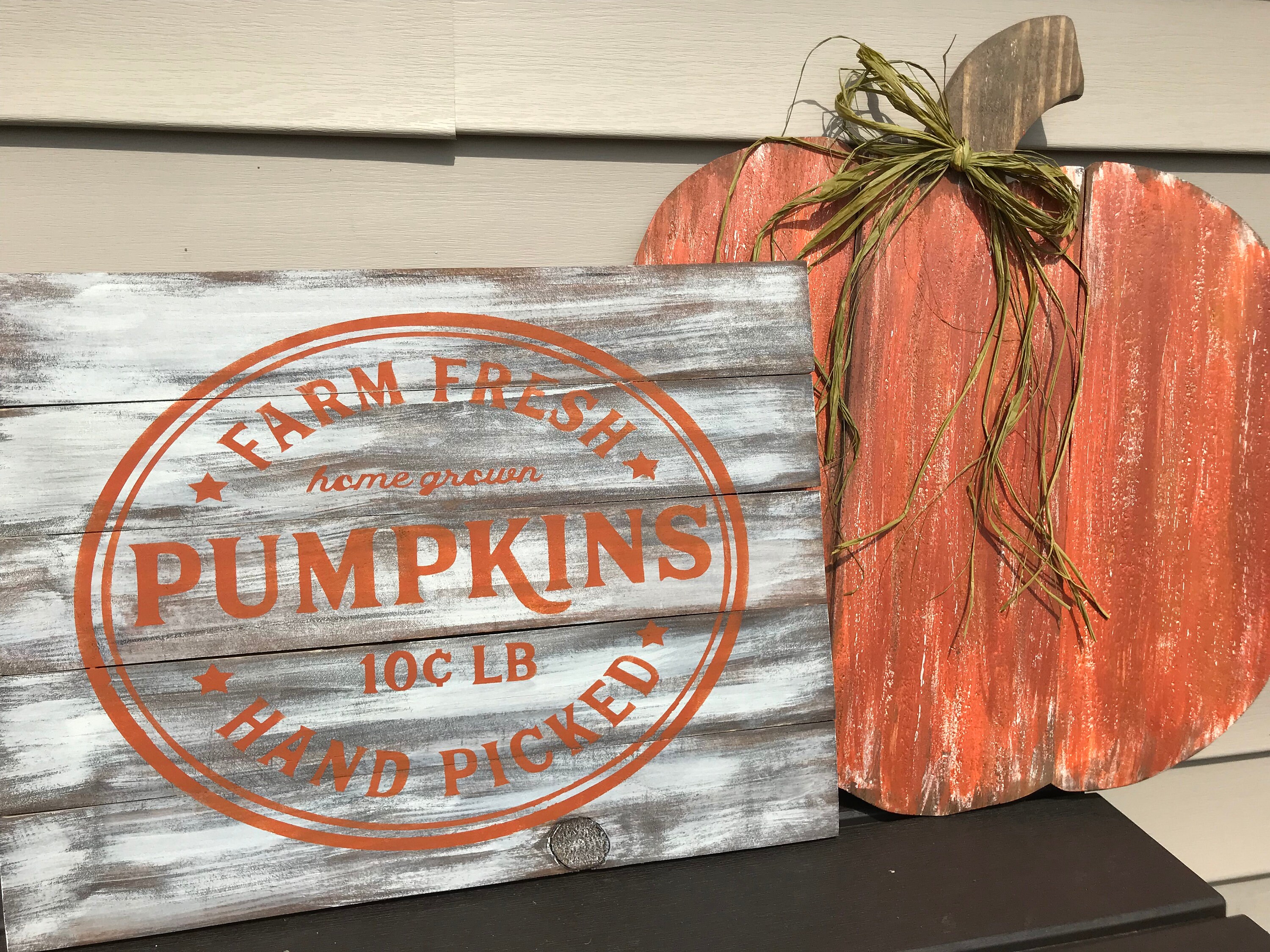 Pumpkin Sign Rustic Pumpkin Sign Pumpkin Sign Reclaimedwood - Etsy