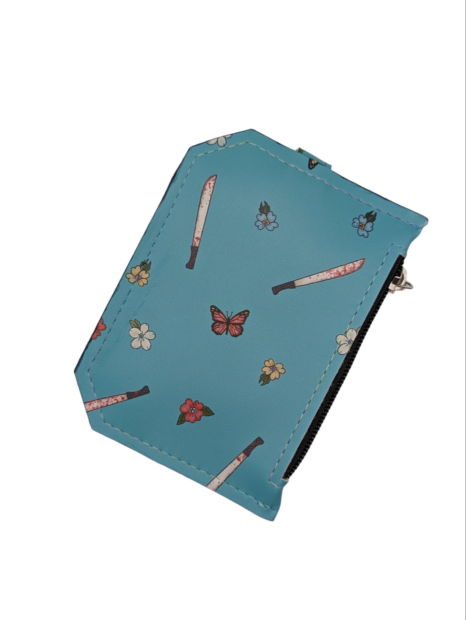 Butterfly Machete Minimalist Wallet Perfect Gift, Slim Wallet, Spooky ...