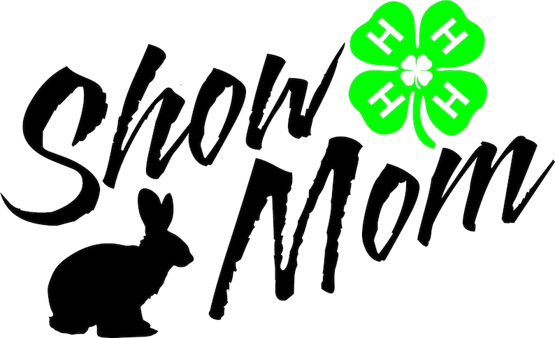 4-H Show Mom Rabbit T-shirt - Etsy