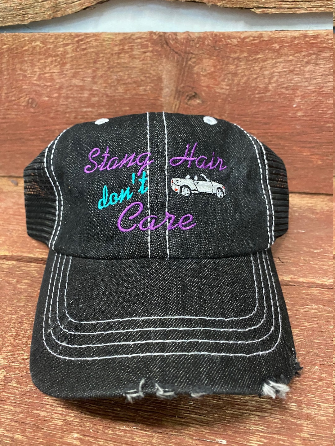 Stang Hair Don't Care Hat - Etsy