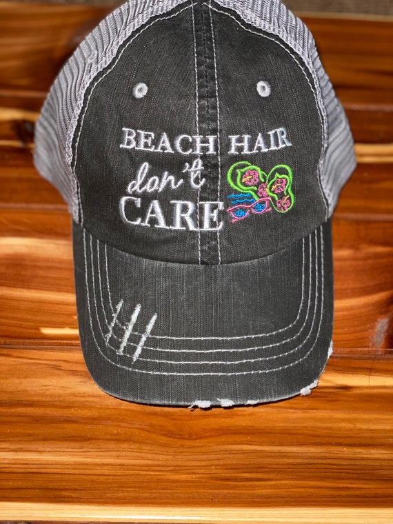 Beach Hair Dont Care Hat | Etsy