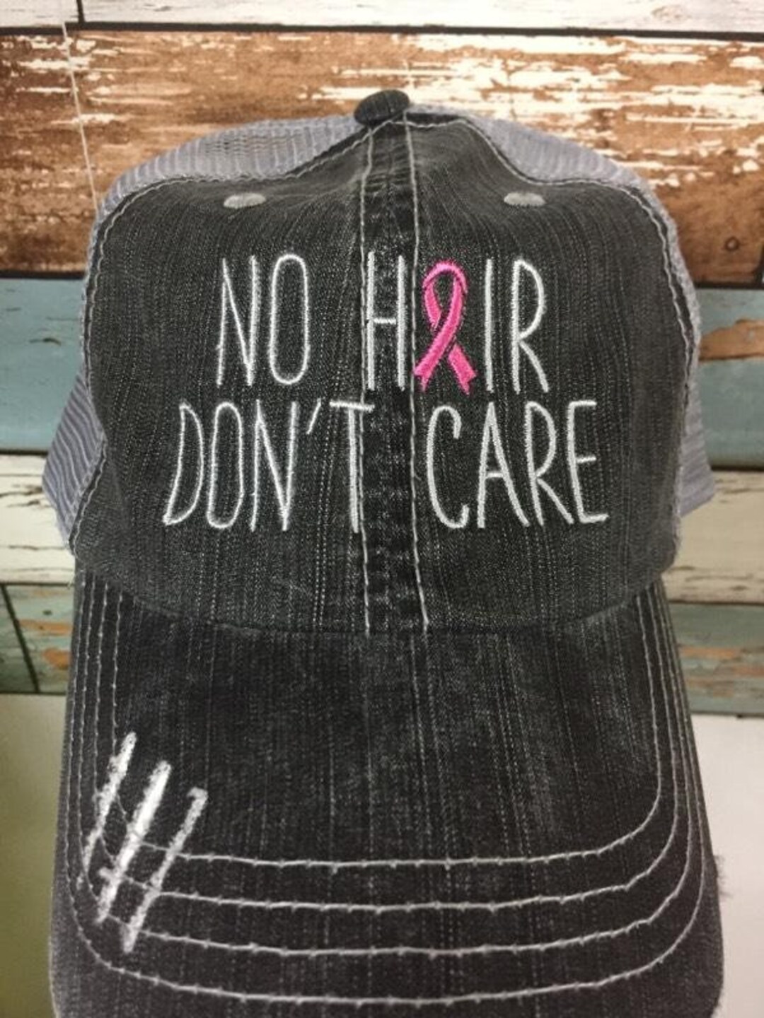 No Hair Don't Care Hat - Etsy