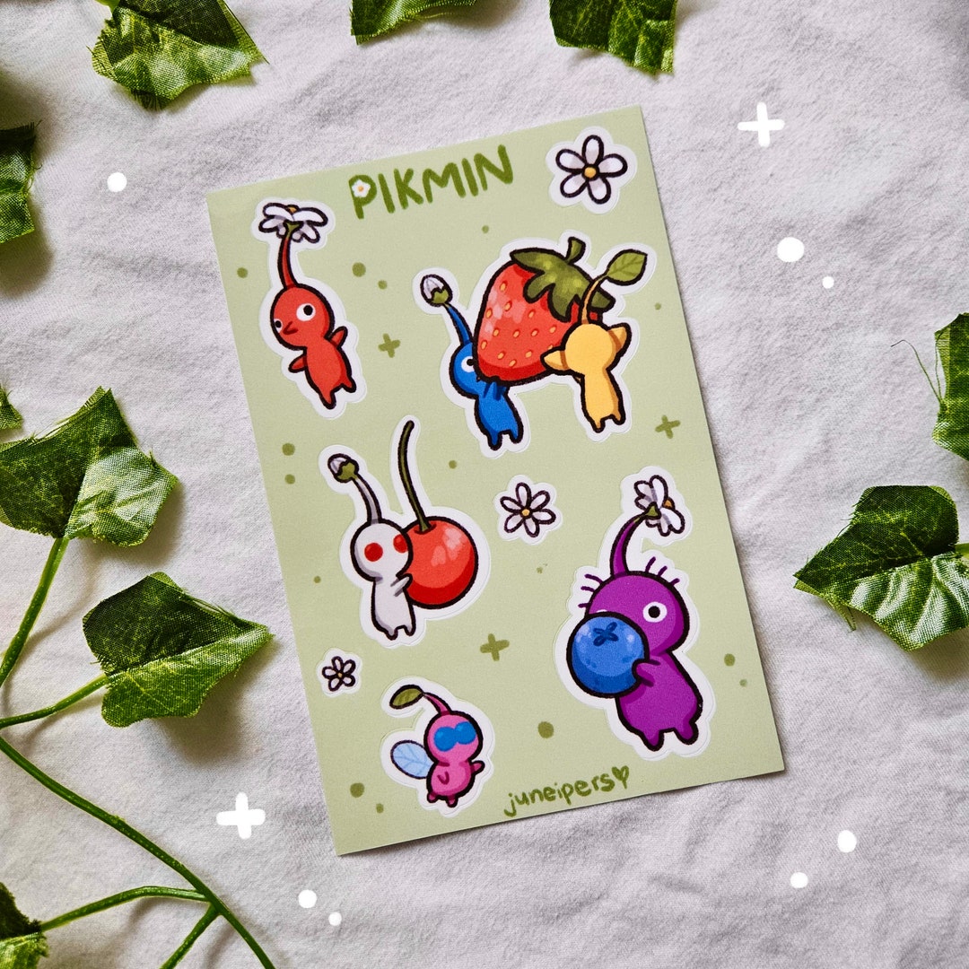 Pikmin Vinyl Sticker Sheet - Etsy