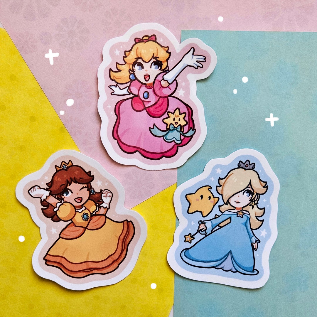 Video Game Princesses Vinyl Sticker - Etsy