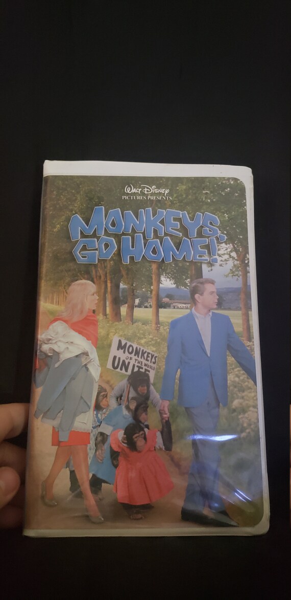 Disney Monkeys Go Home Vintage Vhs - Etsy
