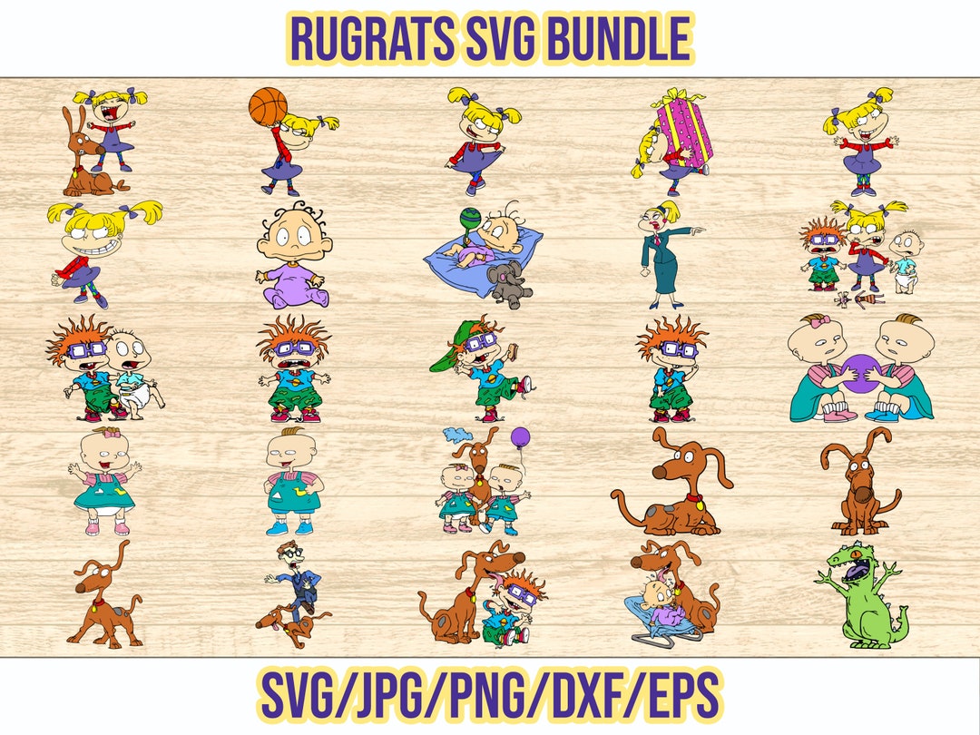 Rugrats SVG Bundle, Rugrats PNG Images, Rugrats Clipart, Rugrats ...
