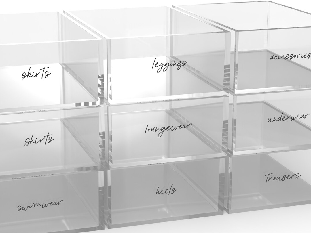 Wardrobe Script Font Labels | Home Edit Style Labels | Storage Labels ...