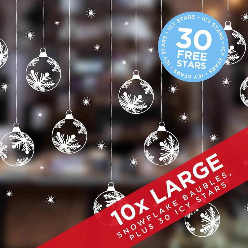 Holiday Window Decals - Etsy