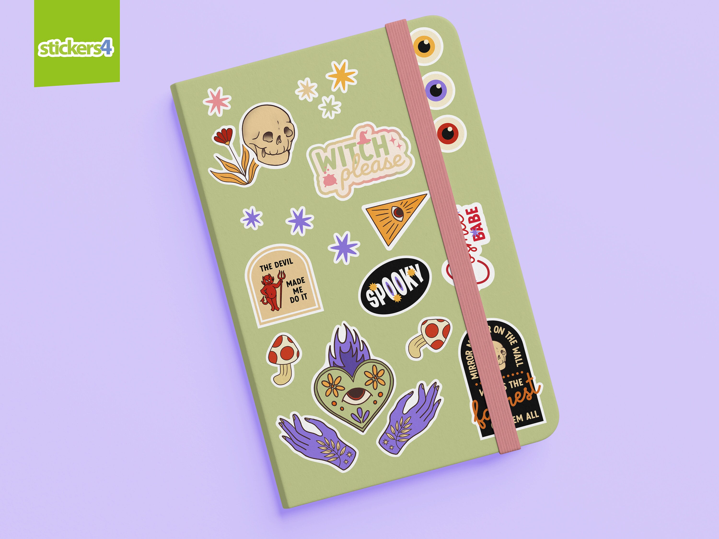 Super Spooky Laptop Sticker Pack Laptop Decals Planner - Etsy