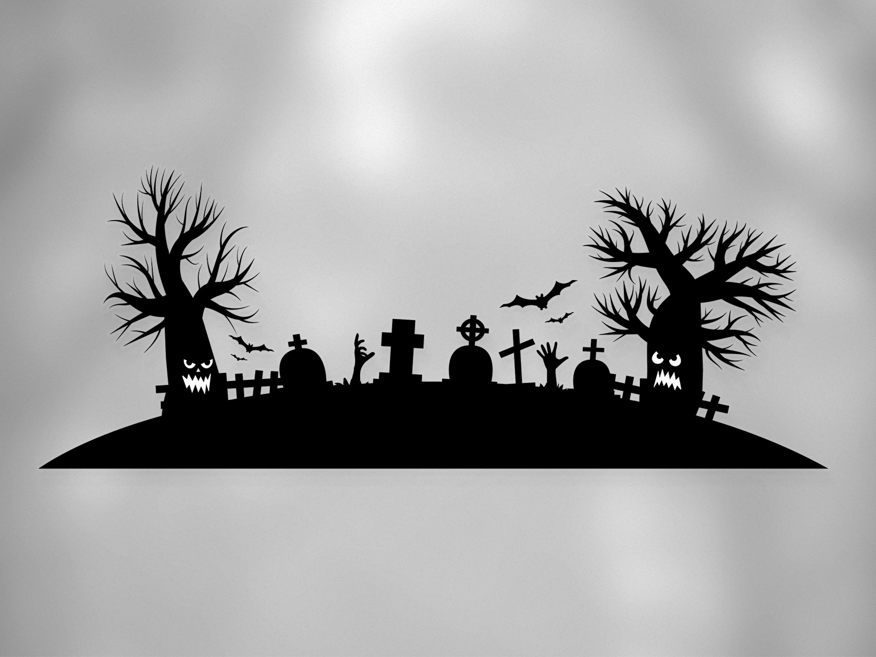 Graveyard Border