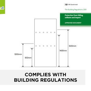 Glass Awareness Stickers | Glass Safety for Home & Business. Frosted ...