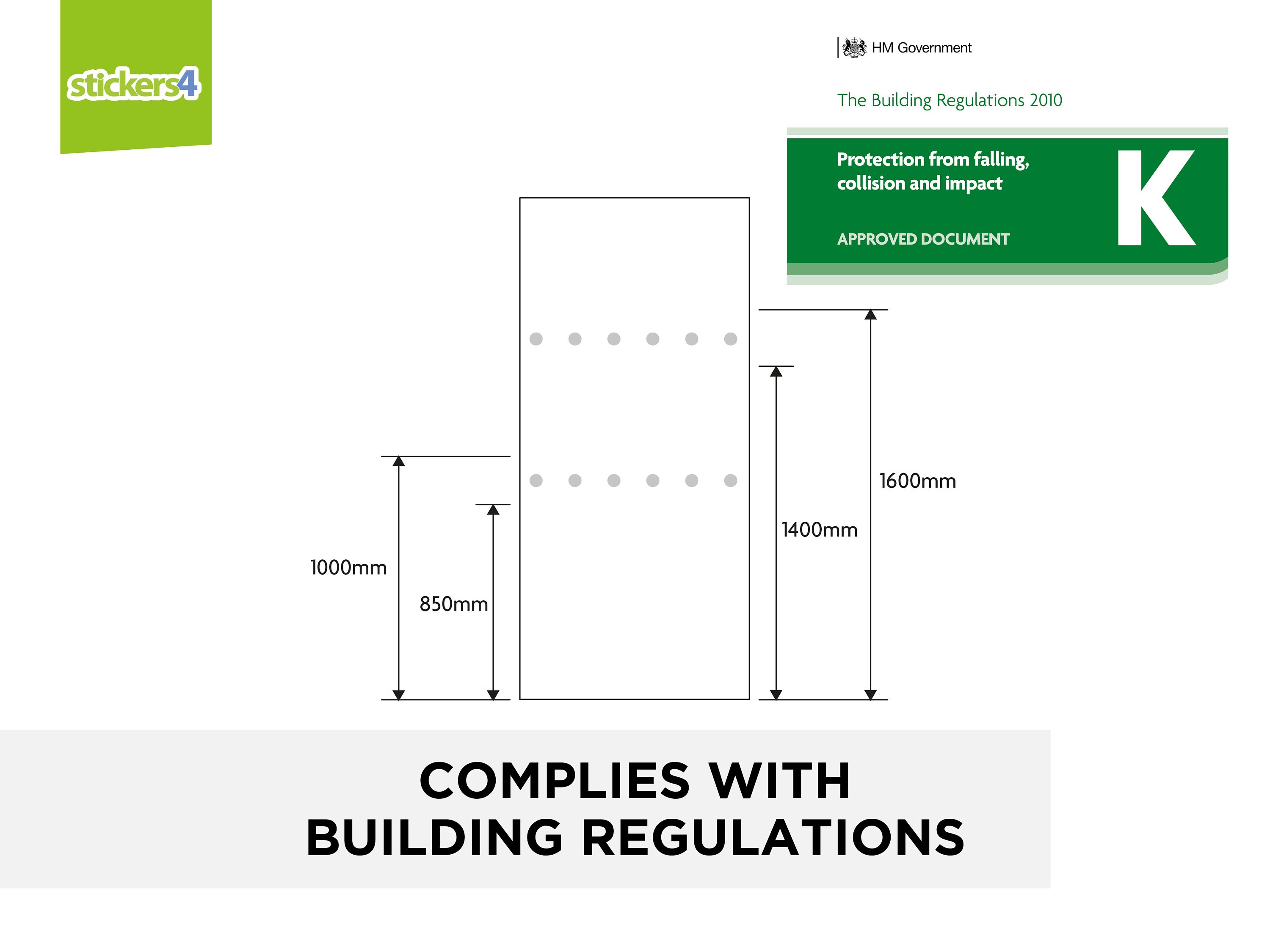 Glass Awareness Stickers Glass Safety for Home & Business - Etsy