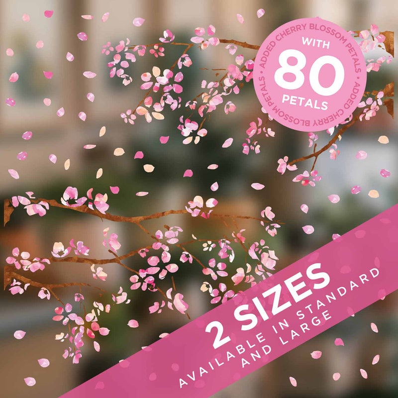 Cherry Blossom Tree Decal - Etsy