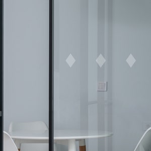 Glass Awareness Stickers | Glass Safety for Home & Business. Frosted ...