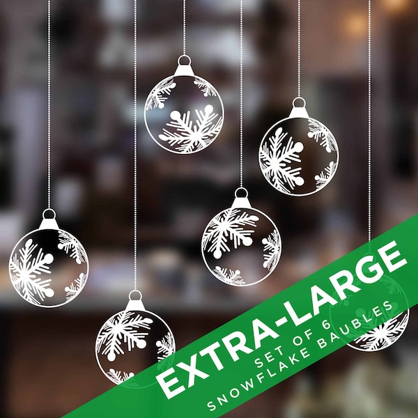 Extra Large Christmas Window Clings - Etsy