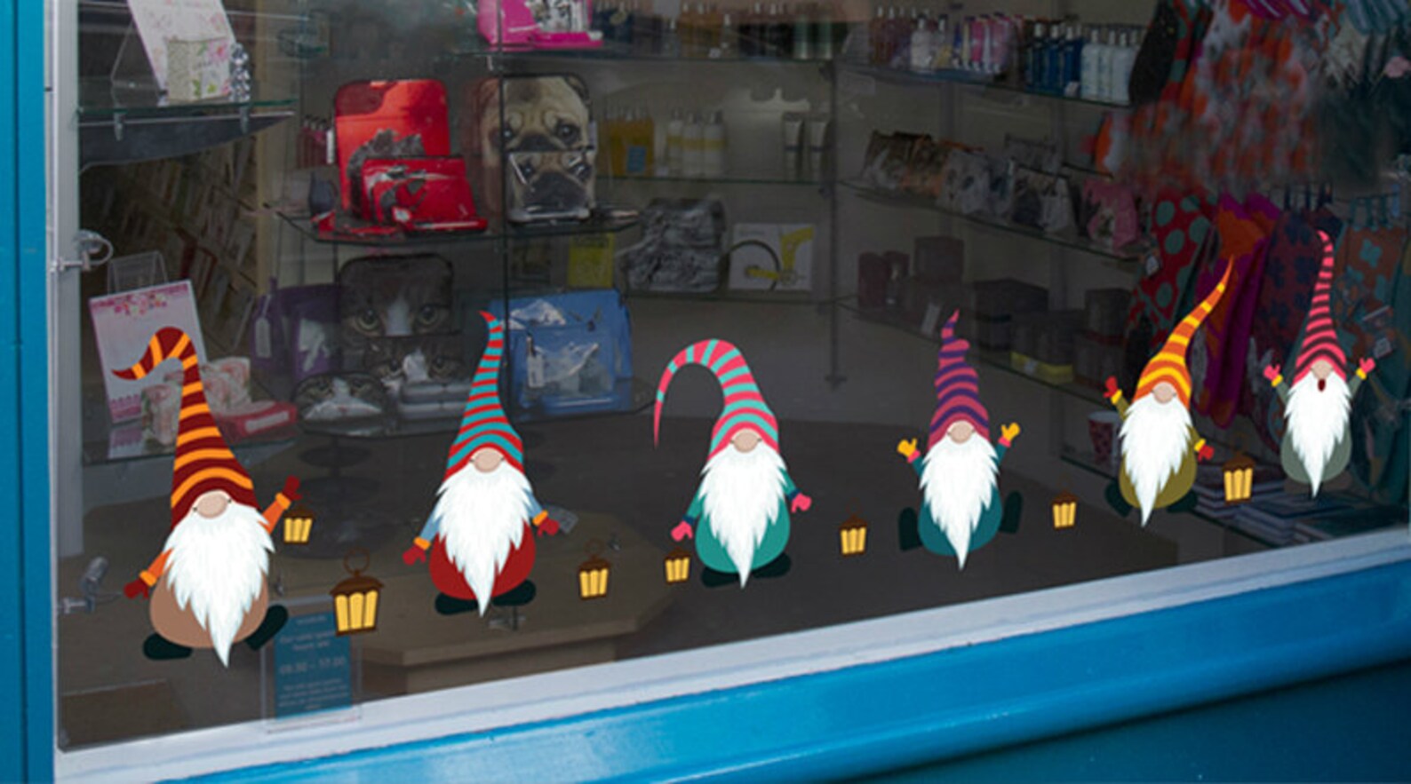 Christmas Gonk Window Clings or Laptop Stickers Scandi - Etsy UK