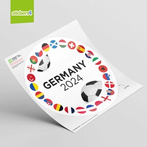 Germany 2024 Roundel Window Sticker - Etsy