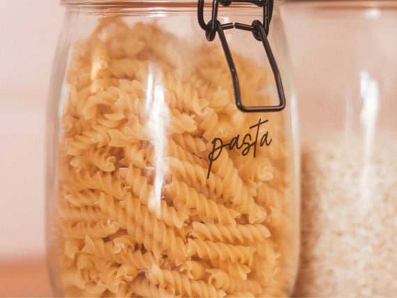 Kitchen Script Font Labels Home Edit Style Labels Pantry - Etsy