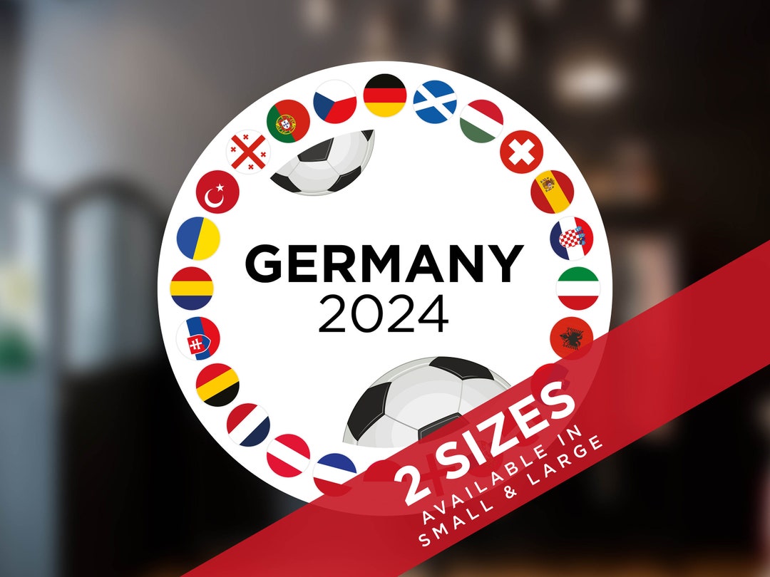 Germany 2024 Roundel Window Sticker - Etsy