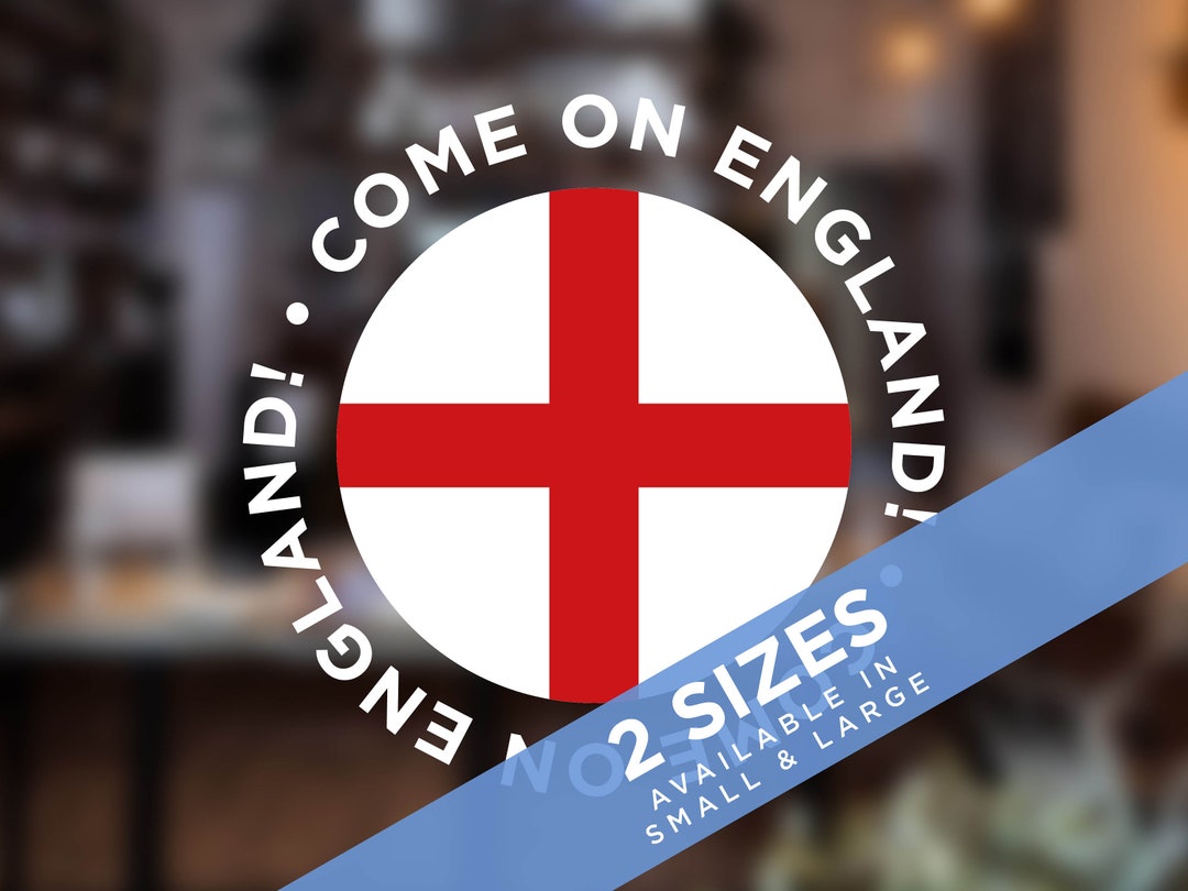 Come on England Roundel Window Sticker - Etsy
