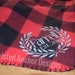 Custom Personalized Buffalo Plaid Fleece Throw Blanket Winter - Etsy