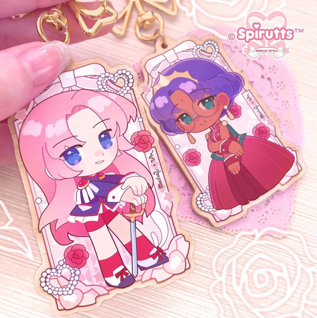 KEYCHAIN(S) - Princess Anthy and Utena / Anime / Retro / Magical Girls ...
