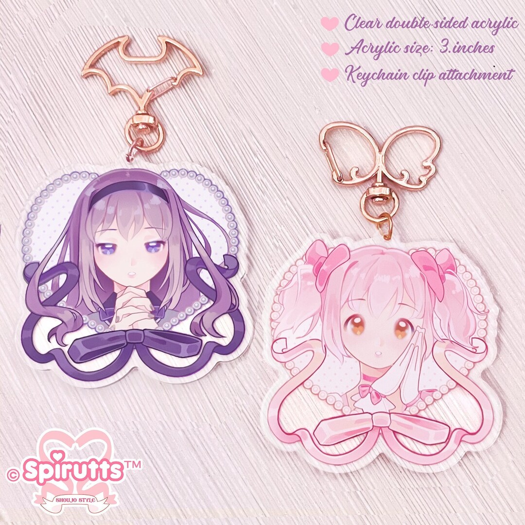 Keychain(s) - My Magica - Double-sided Acrylic/matching Pair/bat and ...
