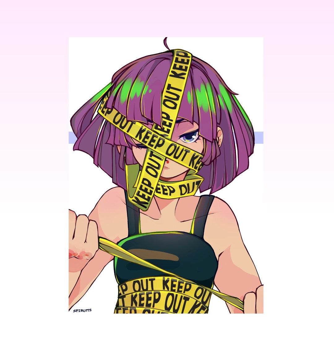 PRINT/POSTER - Keep Out! It's Not Safe Here... - Thick Paper/sizes : A5 ...