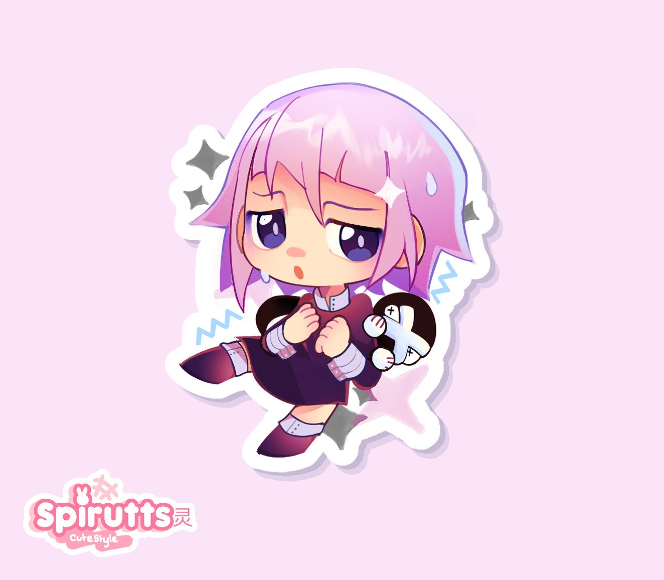 STICKER Poor Baby Crona Glossy Vinyl Peelback - Etsy