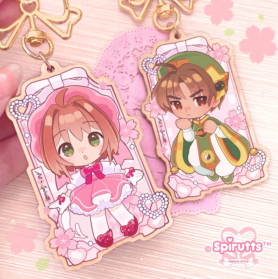 KEYCHAIN(S) - Captor Sakura/magical Girl/anime/pink/retro - Double ...