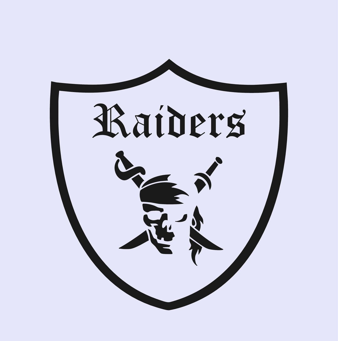 Raider for Life, Raider Nation, Vinyl Cut Decal - Etsy