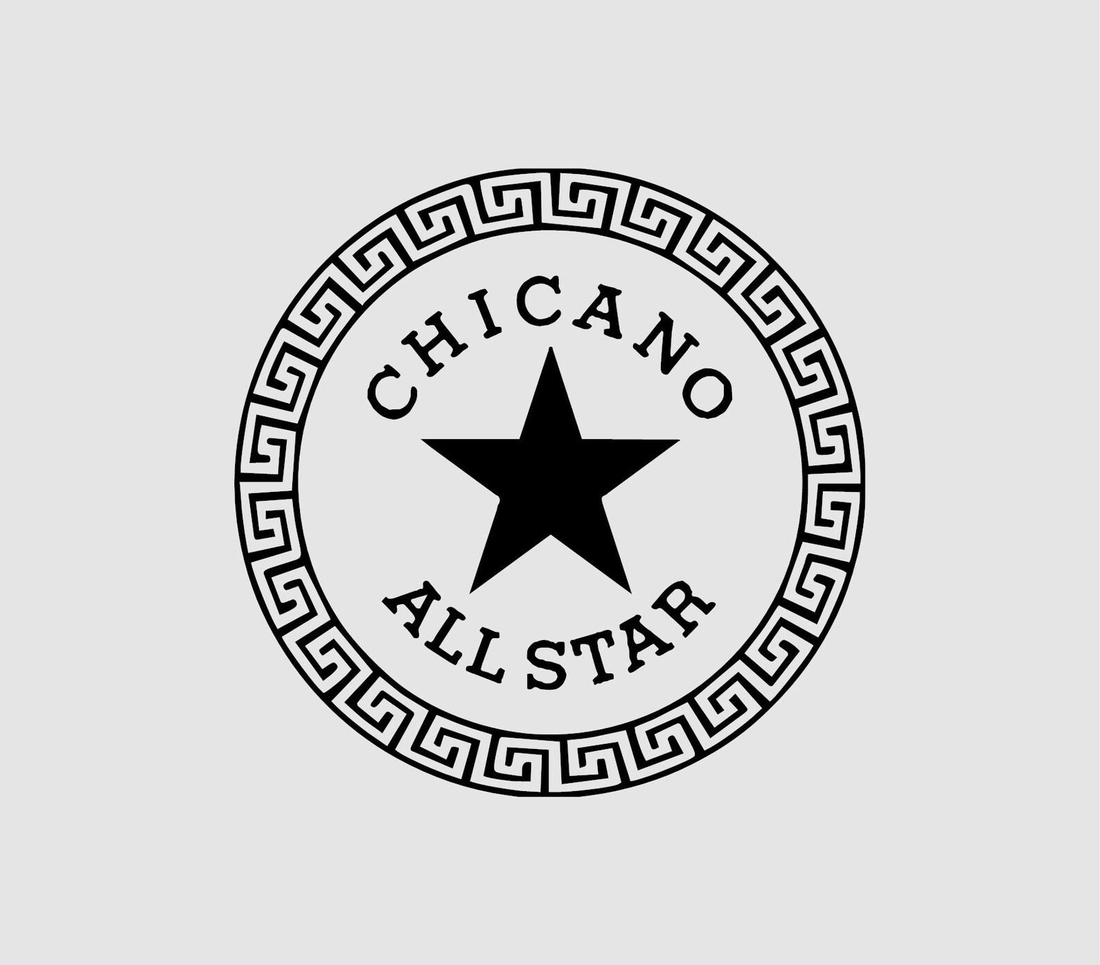 Chicano All Star Vinyl Cut Decal - Etsy