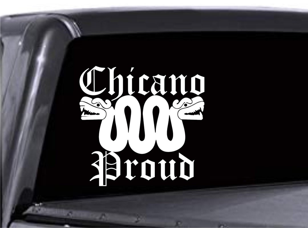 Aztec Chicano Proud, Mexican Pride, Latino, Chicano Vinyl Cut Decal ...