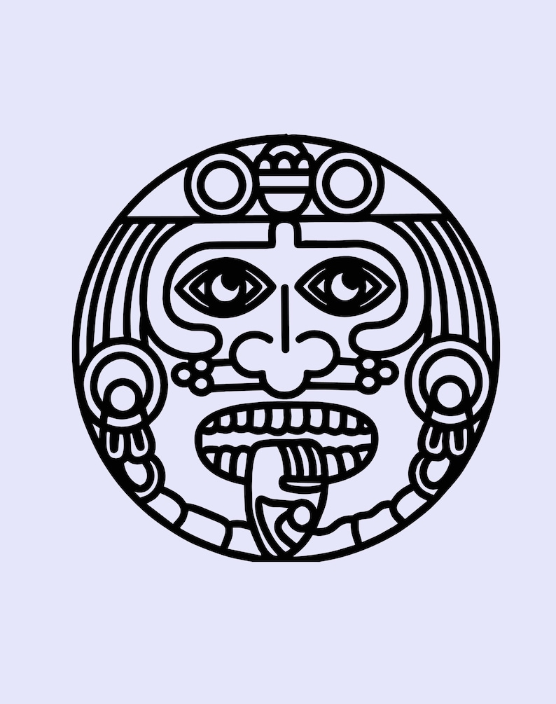 Mayan Aztec Mexican Calender Hispanic Chicano Latino Sticker Decals - Etsy