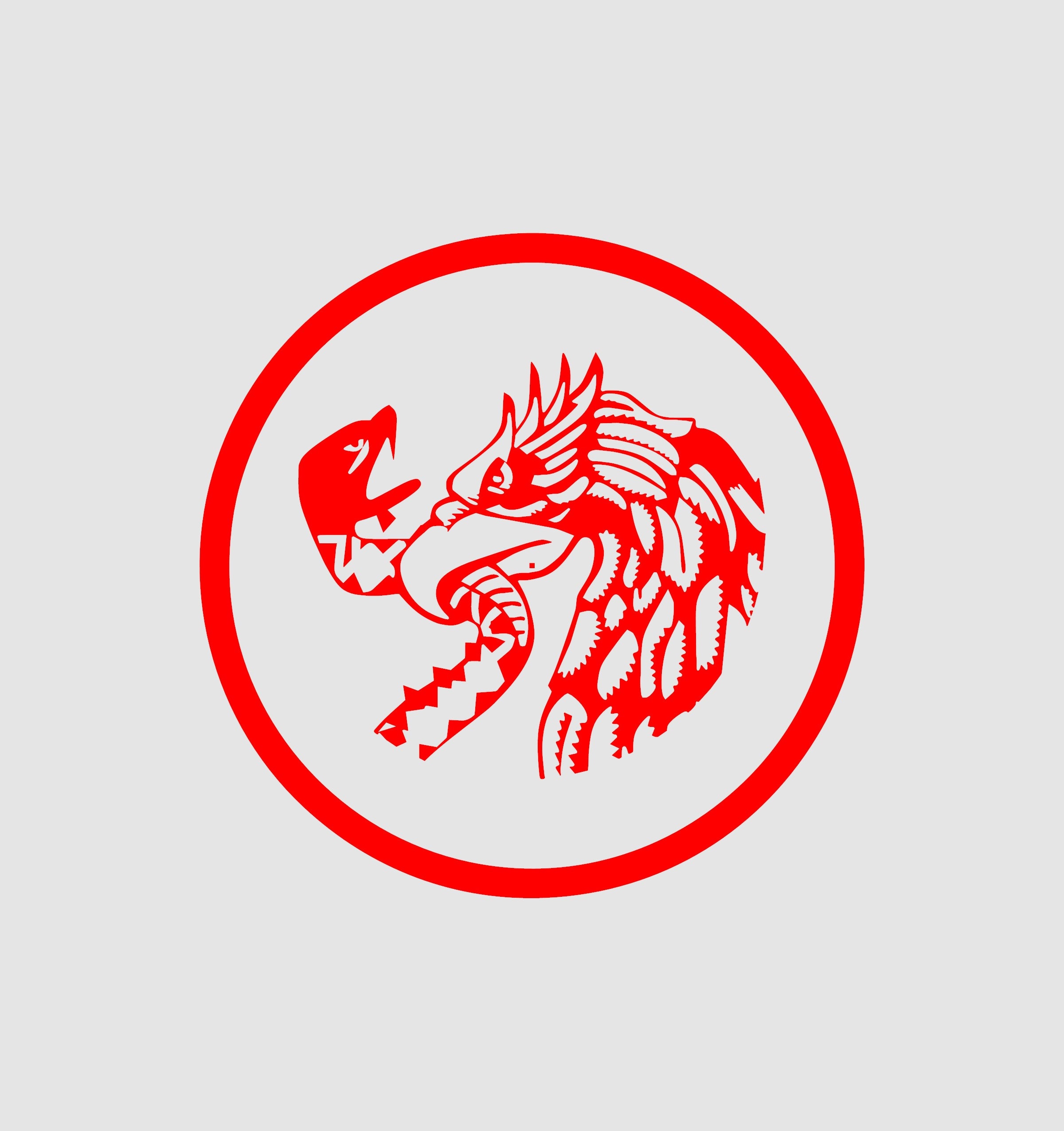Red Dragons Crest 2 Center