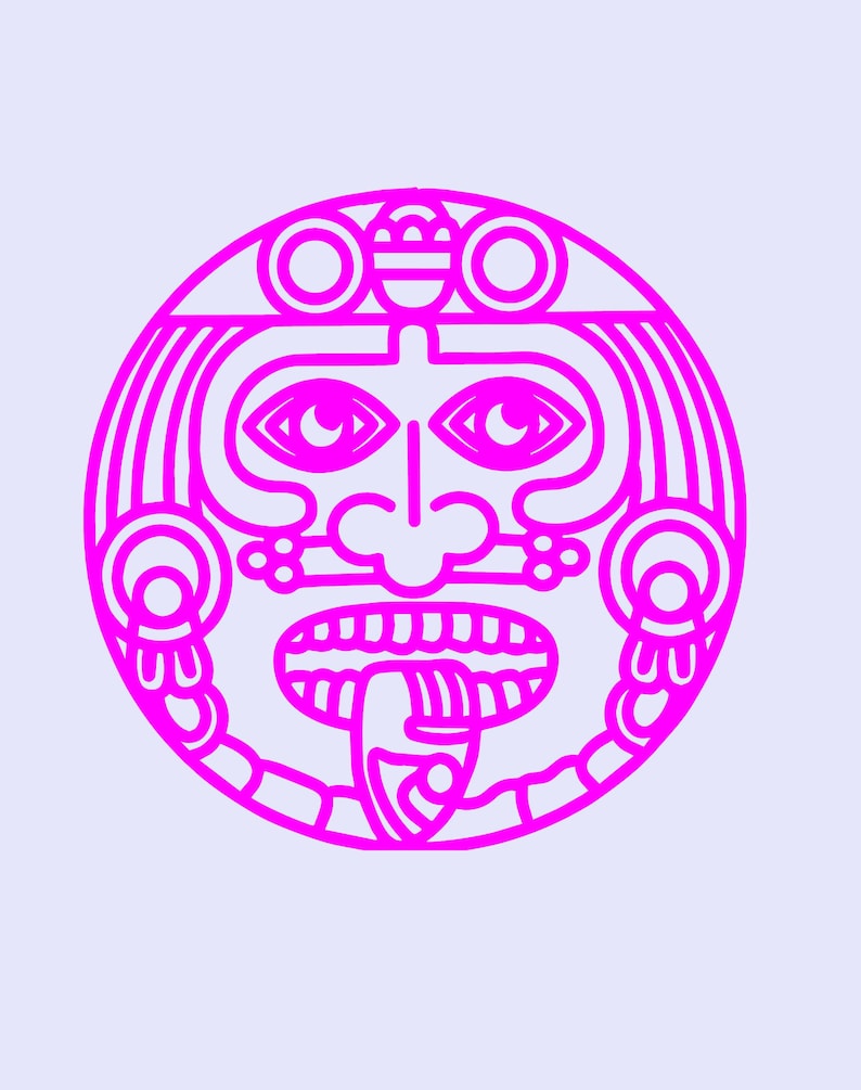 Mayan Aztec Mexican Calender Hispanic Chicano Latino Sticker Decals - Etsy
