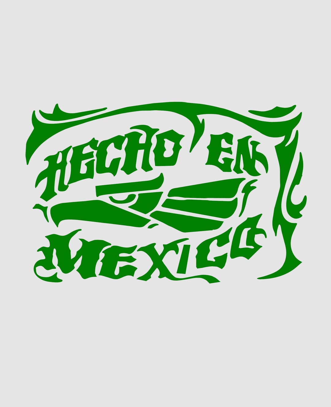 Hecho En Mexico Vinyl Die Cut Decal or Sticker - Etsy