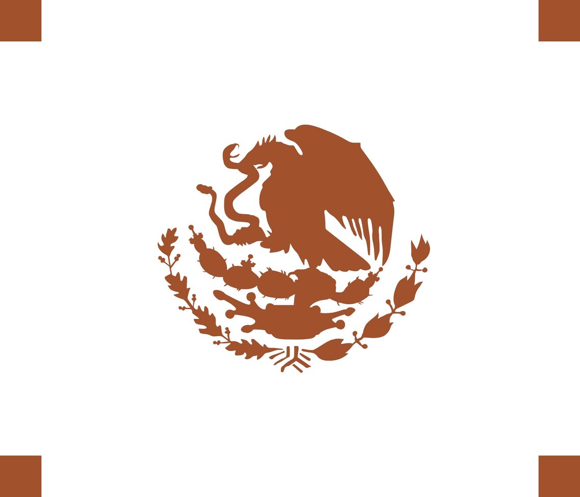 Mexican National Emblem Die Cut Decal - Etsy