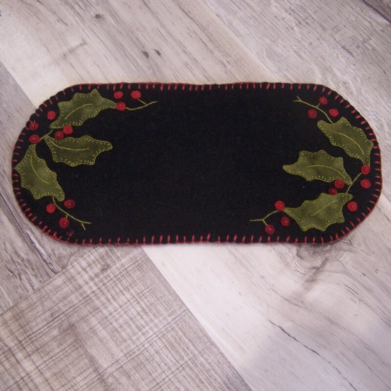 Holly Berries Table Runner - Etsy