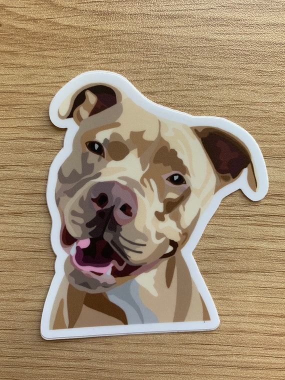Pit Bull Sticker | Etsy