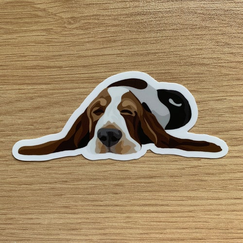 Basset Hound Sticker - Etsy