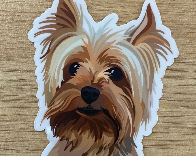 Yorkie Sticker - Etsy