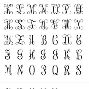Interlocking Monogram Font .otf .ttf - Etsy