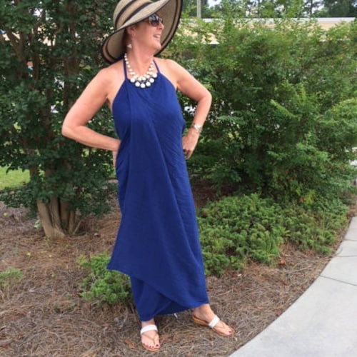 Womens Beach Dress Pdf Pattern Summer Dress Bikini Cover up - Etsy